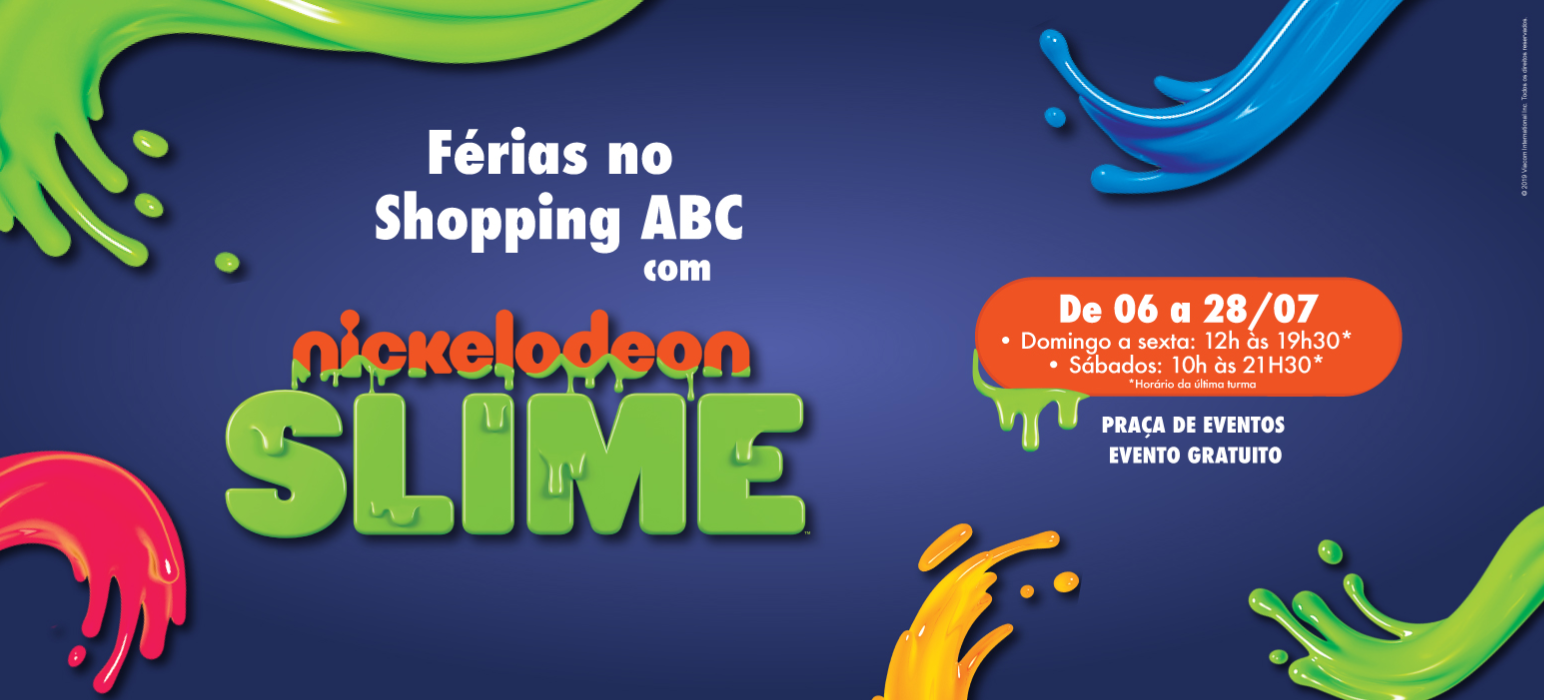 Laboratório de Slime da Nickelodeon chega ao Shopping ABC
